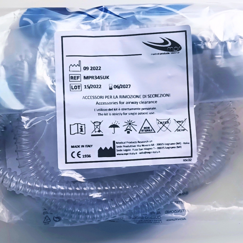 Kalos Cough Assist Free Aspire Atemschlauch 10mm | INSPIRATION Medical