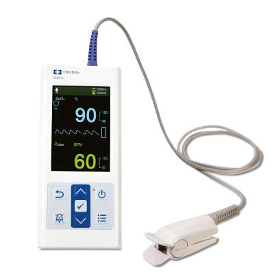 Nellcor PM100N bettseitiges SPO2 Pulsoximeter inkl. Universal Y-Sensor ...