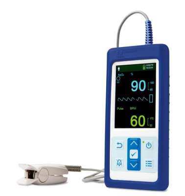 Nellcor PM100N bettseitiges SPO2 Pulsoximeter inkl. Universal Y-Sensor ...